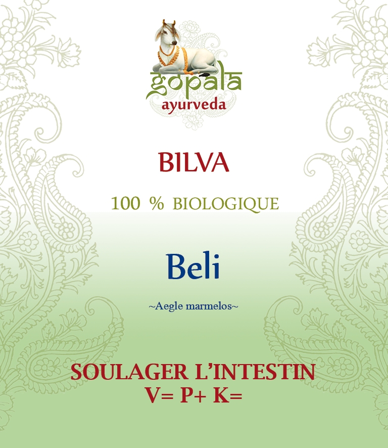 BILVA ( Aegle marmelos ) gélules et poudre BIO Gopala Ayurveda - Ayurveda à la source