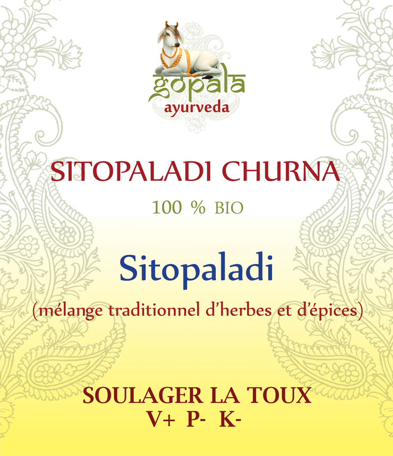 SITOPALADI (formulation traditionnelle ayurvédique) BIO Gopala Ayurveda ...